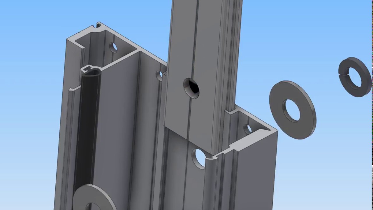 Male Mullion Assembly For Toyota Project - YouTube