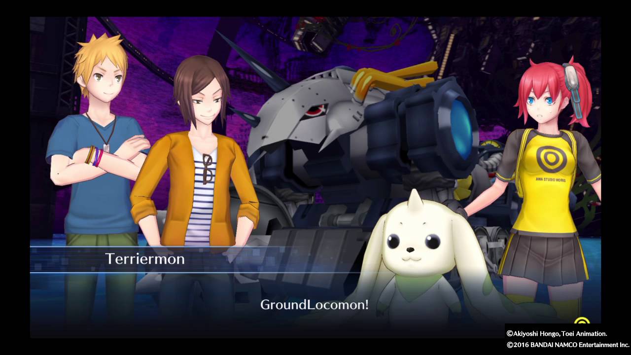DIGIMON STORY CYBER SLEUTH "The bad guys and the used Grand Locomon ...