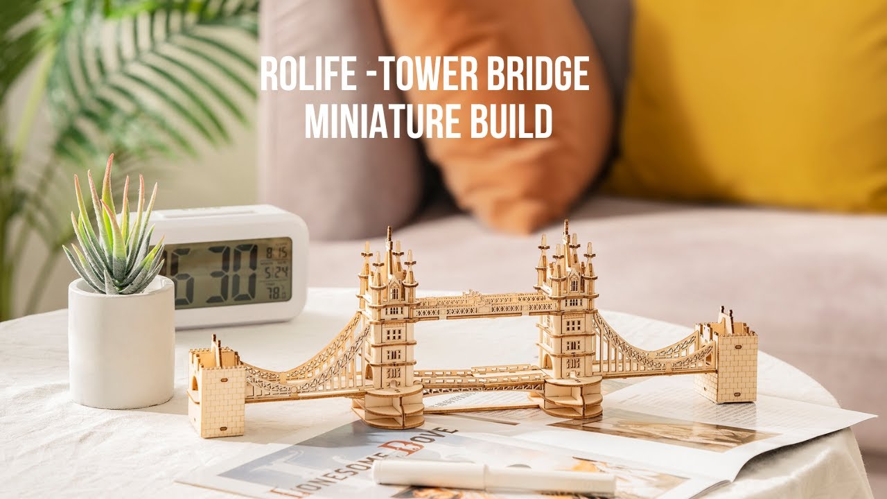 Rolife - London Bridge 3D Miniature Build - YouTube