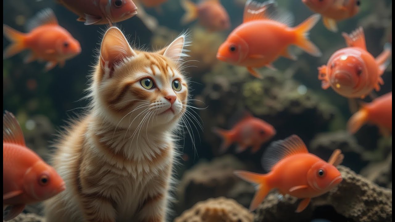 poisson pour chat video - YouTube