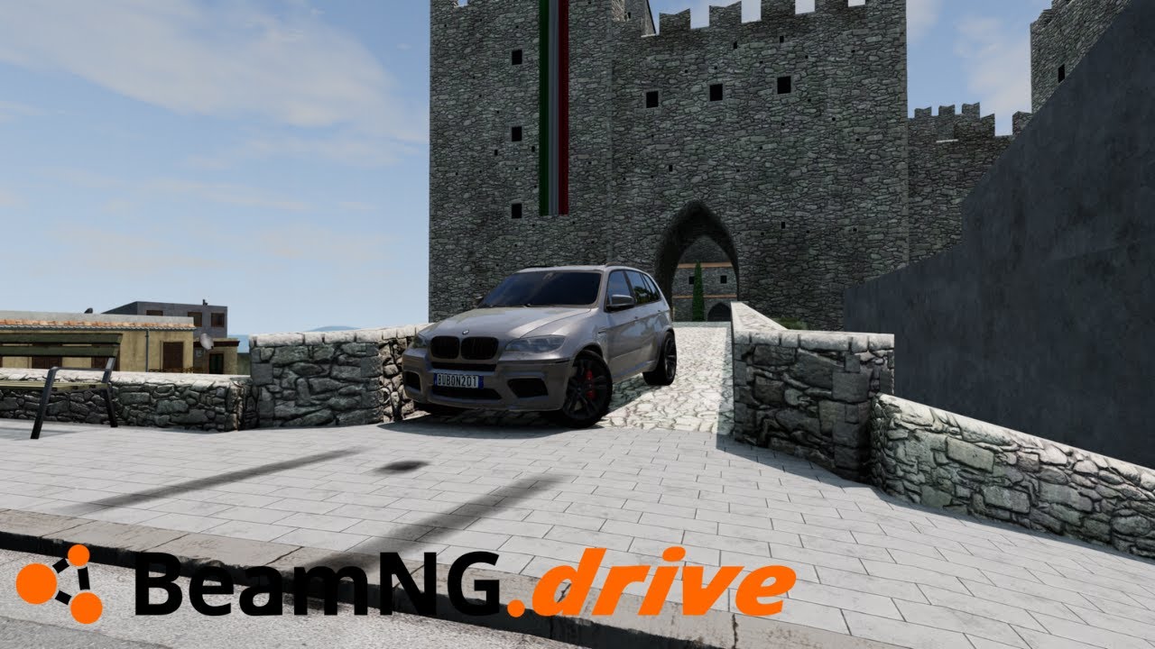 BMW X5 M su BeamNG Drive - YouTube
