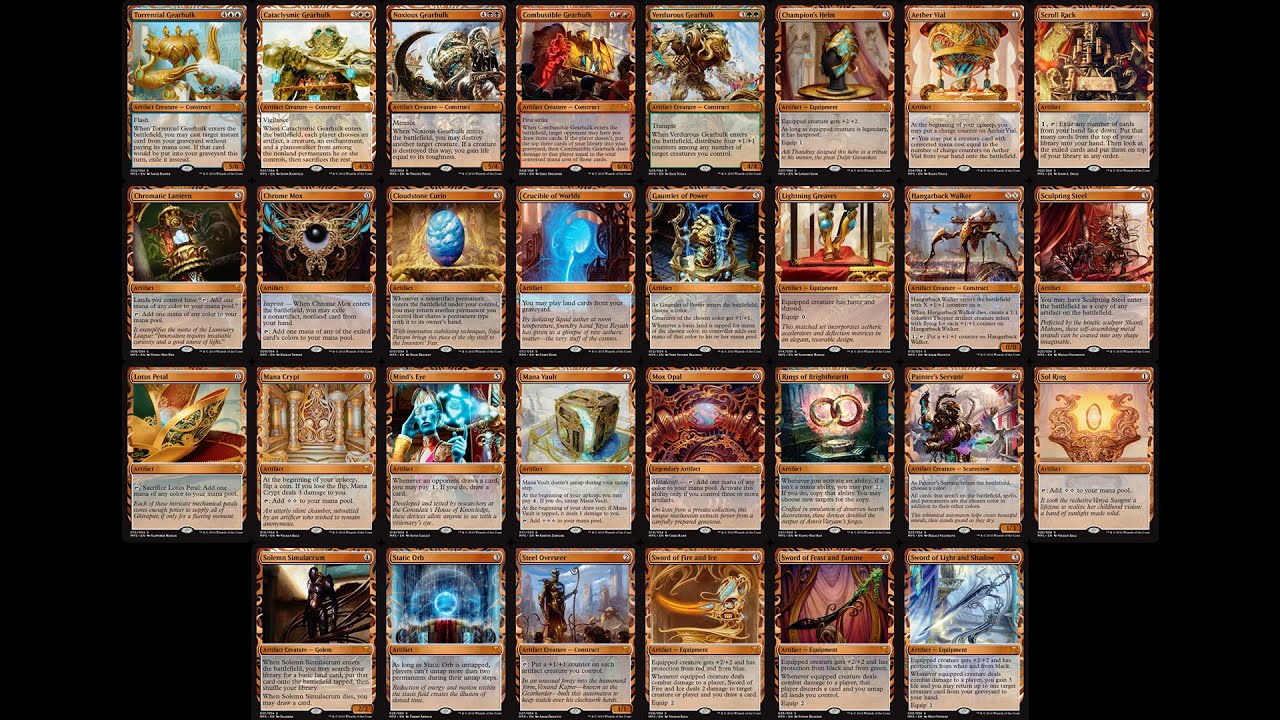 All 30 Kaladesh Masterpiece Cards Spoiled - Details and More - YouTube