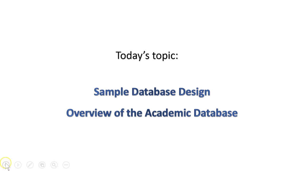 Academic Database Overview - YouTube