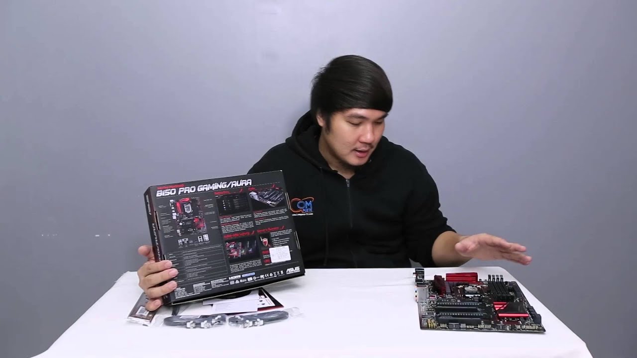 พรีวิว : ASUS B150 Pro Gaming Aura - YouTube