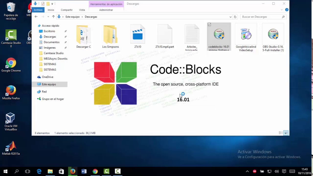 Descargar E Instalar Codeblocks Ide Youtube
