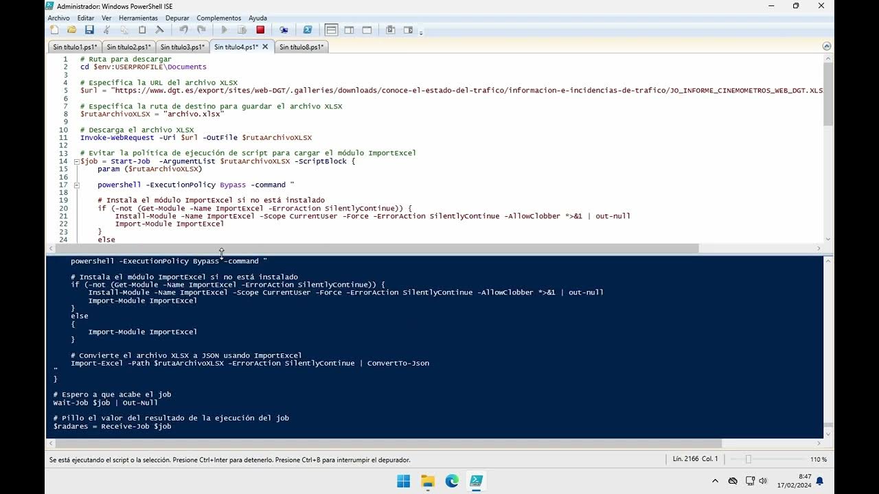 Convertir el fichero Excel con la lista de radares de España en un ...