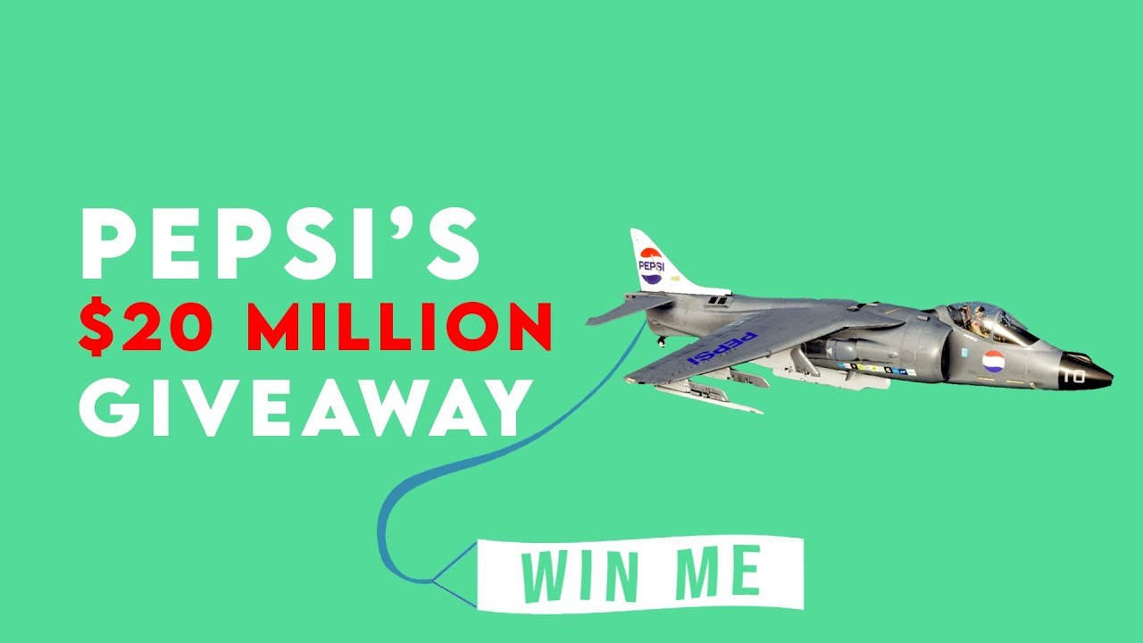 When Pepsi Accidentally Gave Away A $20 Million Harrier Jet - YouTube