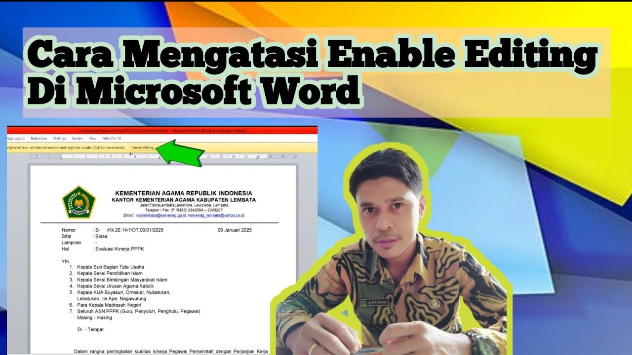Cara Menghilangkan Enable Editing Di Word [] Terbaru 2025_ Tips & Trik ...