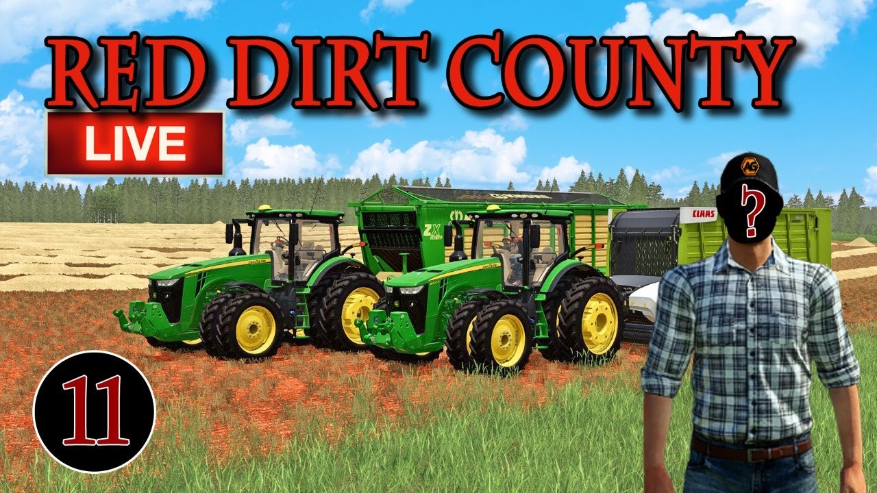 Harvesting Continues 🎥🎥WITH CAMERA!!!🎥🎥 - Red Dirt County LIVE #11 ...