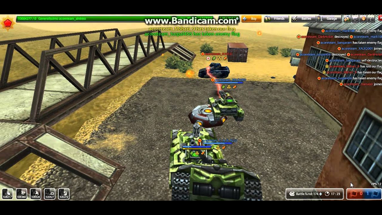 Tanki Online test server acoreteam_alvinko - YouTube