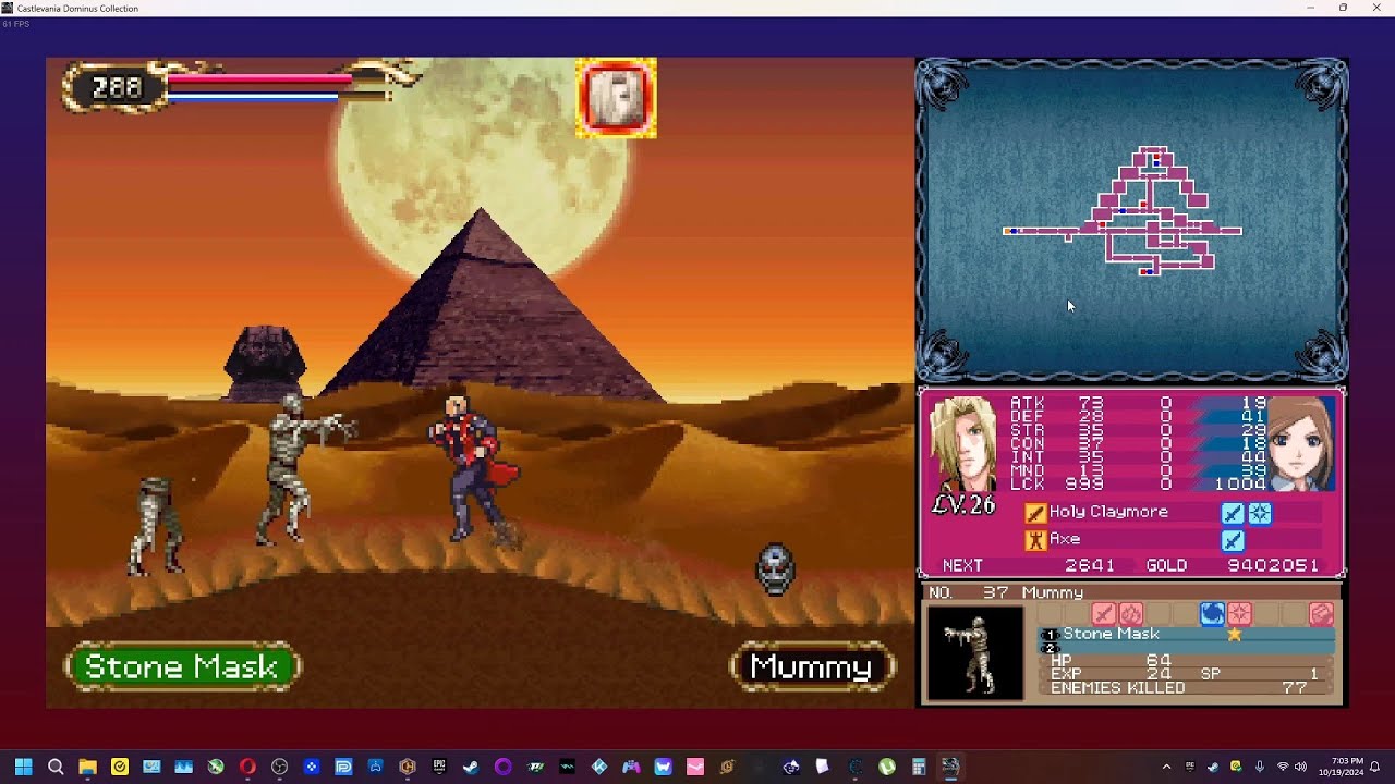 Castlevania Portrait of Ruin part 2 Tomb Raiding - YouTube