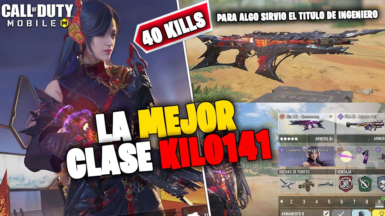 LA MEJOR CLASE DE LA KILO 141 PARA LLEGAR A LEYENDA! ARMAMENTOS COD ...