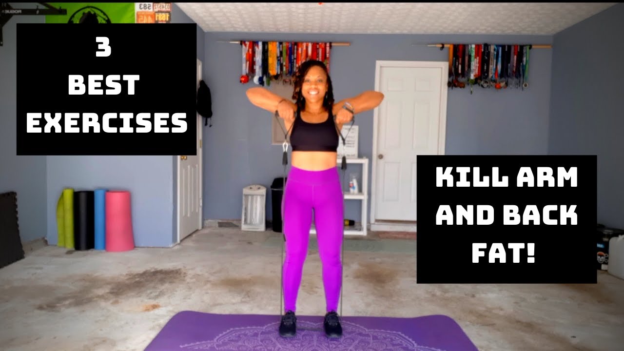 The Best 3 Exercises for Arms, Shoulders and Back Fat! - YouTube