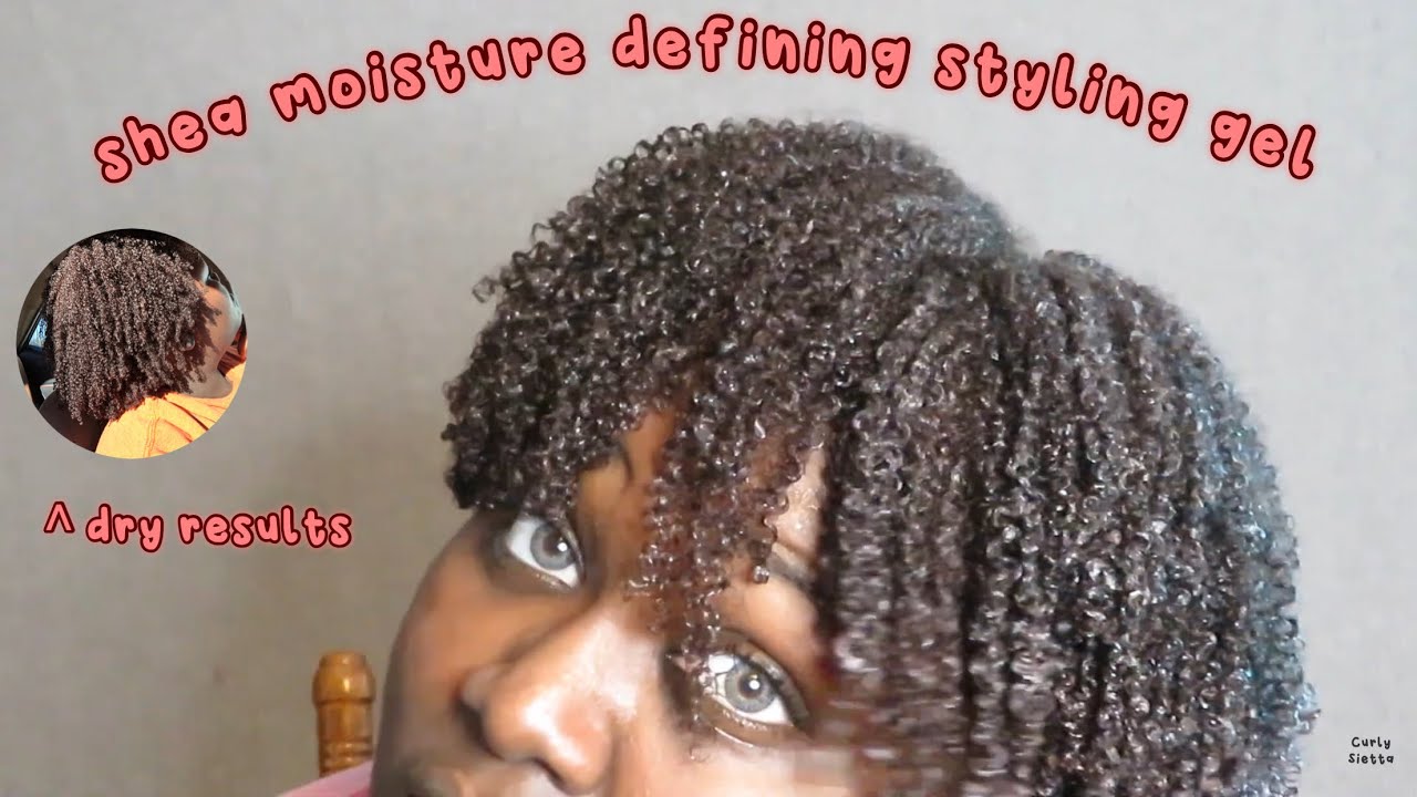 NEW Shea Moisture Coconut & Hibiscus gel | 4c hair - YouTube