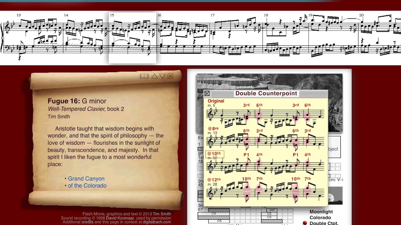 The Well-Tempered Clavier, Book II: Fugue in G minor, BWV 885 - Double ...