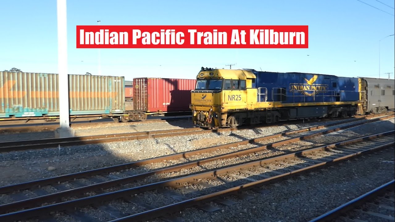 Indian Pacific Train At Kilburn - YouTube