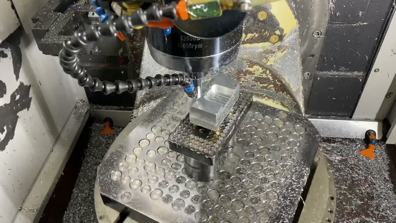 Swarf milling with a 1MM ball. - YouTube