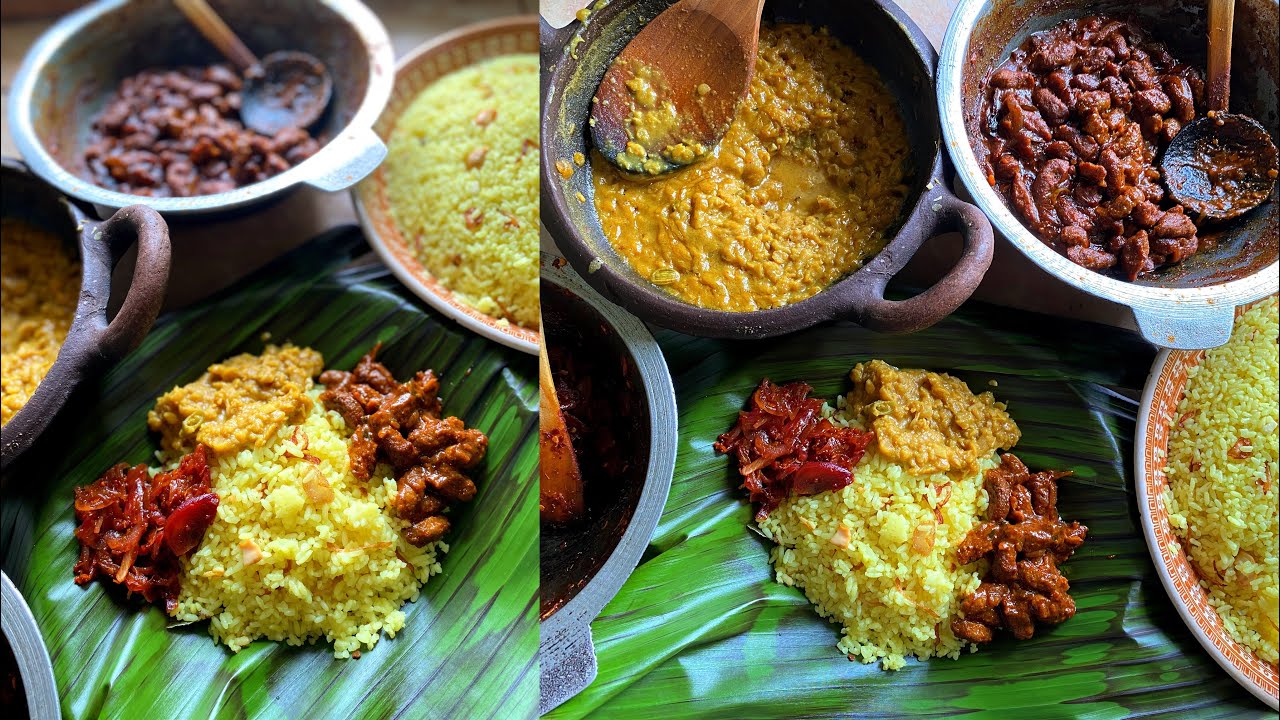 හිතුන ගමන් සූවදට රසට දන්සල් බතක් හදමුද? | yellow rice | dansal bath ...