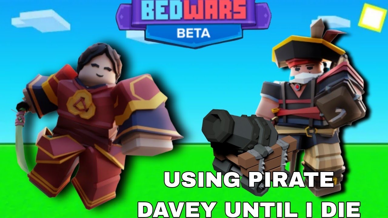 Using PIRATE DAVEY Kit Until I WIN In Roblox BEDWARS! - YouTube