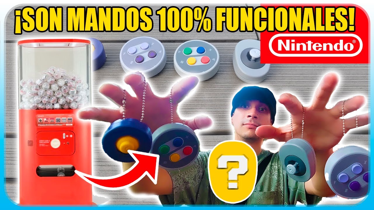 DESCUBRE los GACHAPON de NINTENDO: ¡SON MANDOS 100% FUNCIONALES ...