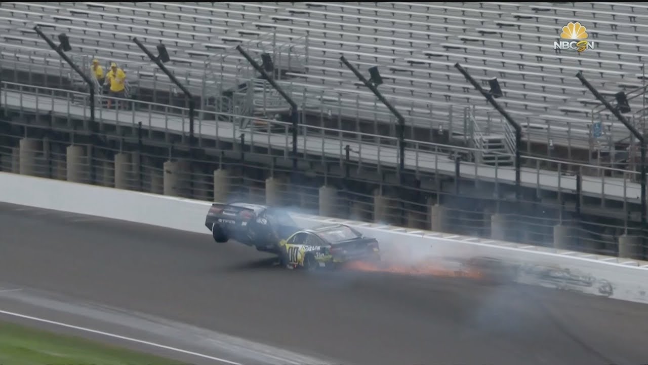 NASCAR Crashes From Indianapolis - 9/10/2018 - YouTube