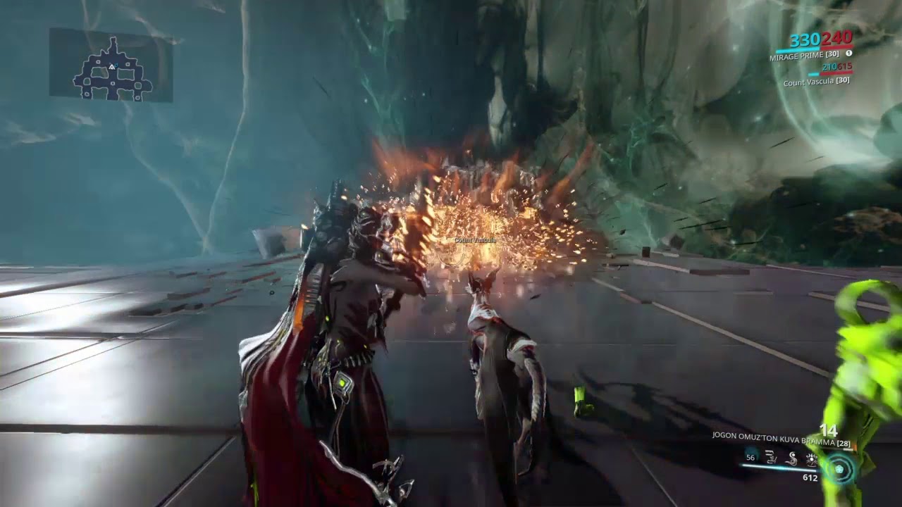 Warframe: Playing with the framerate (Kuva Bramma+Mirage) - YouTube