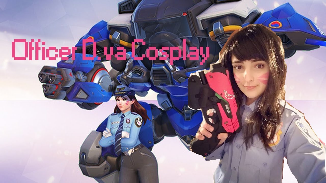 COSPLAYING AS OFFICER D.VA - YouTube