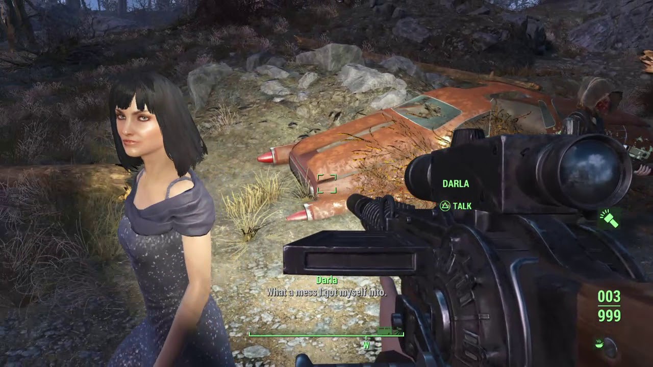 Fallout 4 - Darla Wanders the Commonwealth - YouTube