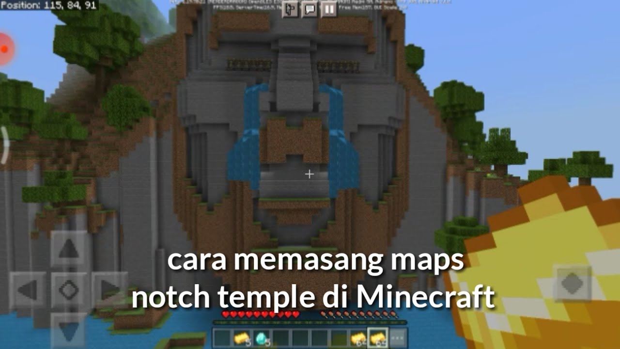 Cara memasang map notch temple di Minecraft|lengkap cara pemasangan ...