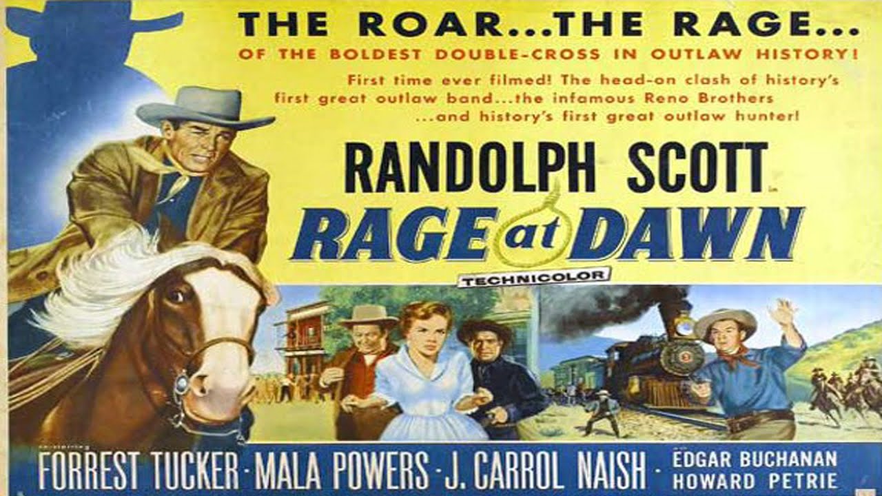 Rage at Dawn (1955) | Randolph Scott vs. the Reno Brothers — Full ...