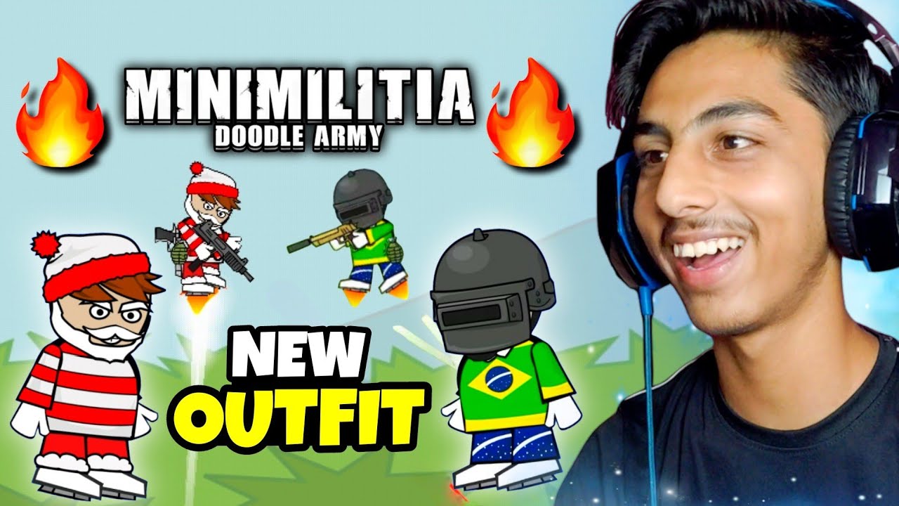 Mini Militia New Outfits | Mini Militia Classic New Update 😍 - YouTube