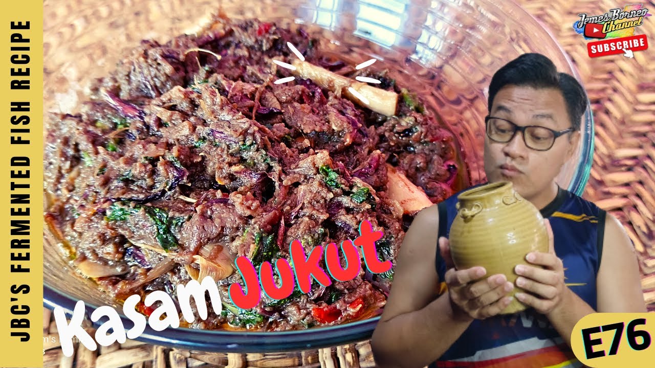 PEKASAM IKAN BURIH l RESEPI TRADISI KASAM JUKUT KAUM IBAN YANG RARE l ...