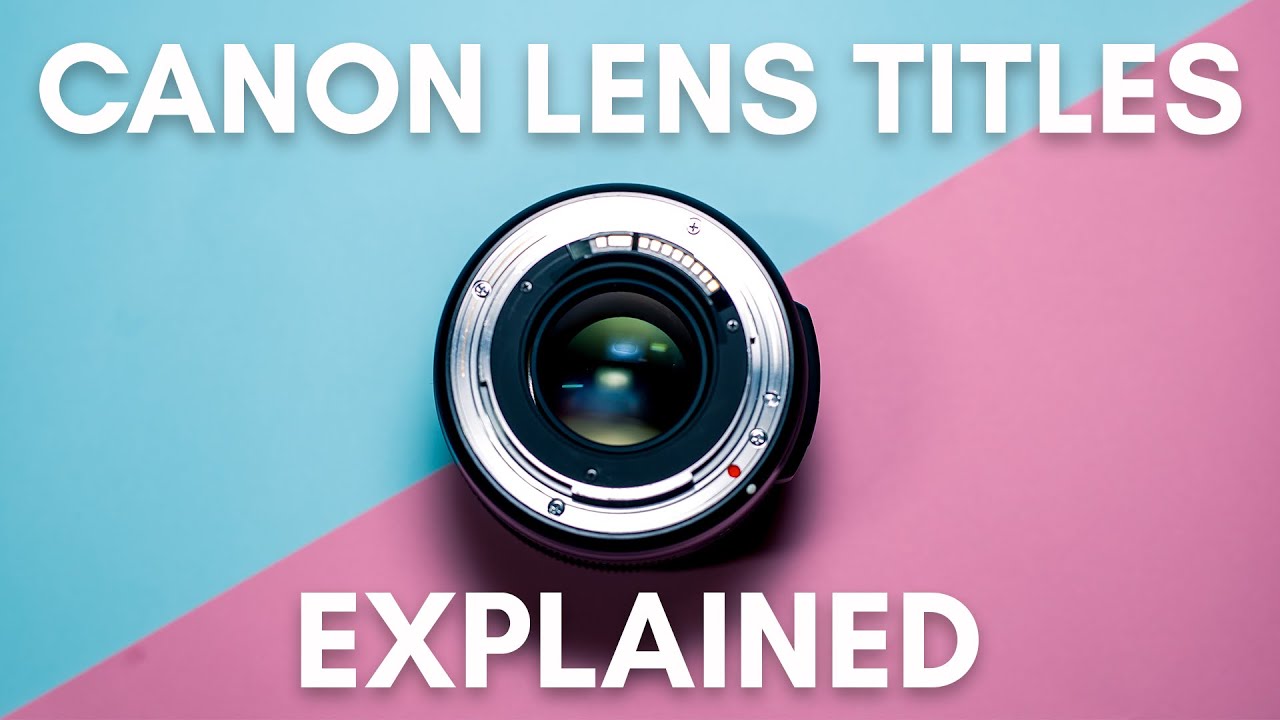Explaining Canon Lens Titles - YouTube