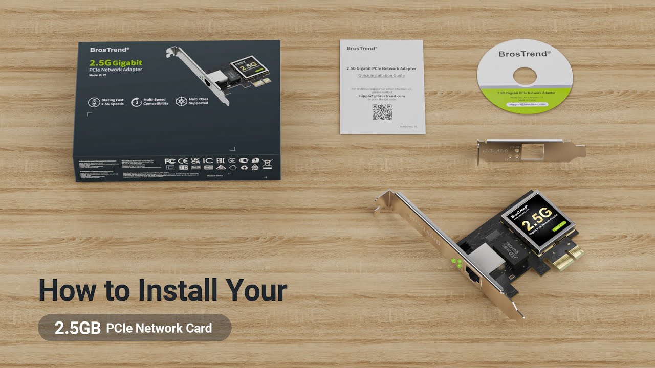 How to Install Your 2.5GB PCIe Network Card - YouTube