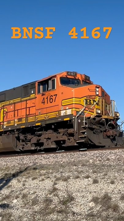 BNSF 4167 - March 5, 2025 #bnsf #railway #railroad #railfan - YouTube