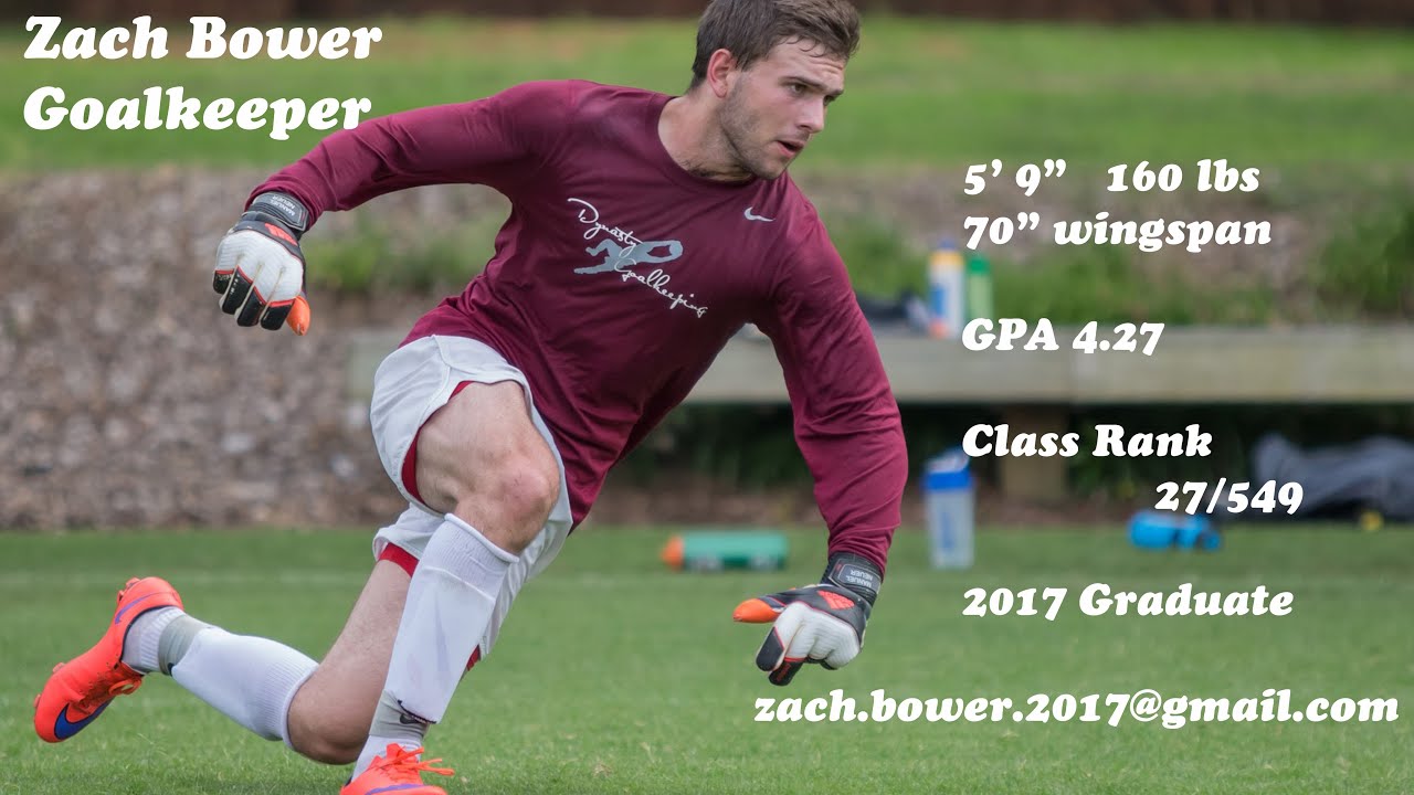 Zach Bower Goalkeeper 2017 - YouTube