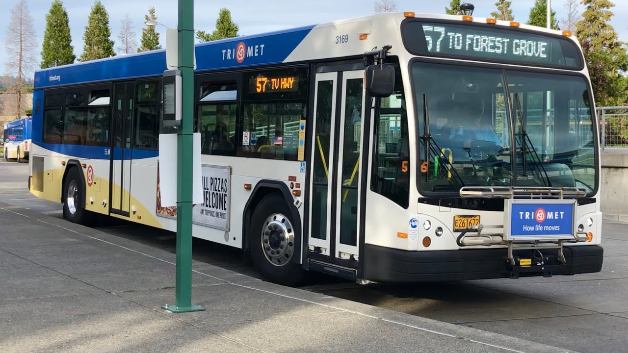 TriMet 2013 Gillig Low Floor BRT #3169 on line 57 - YouTube