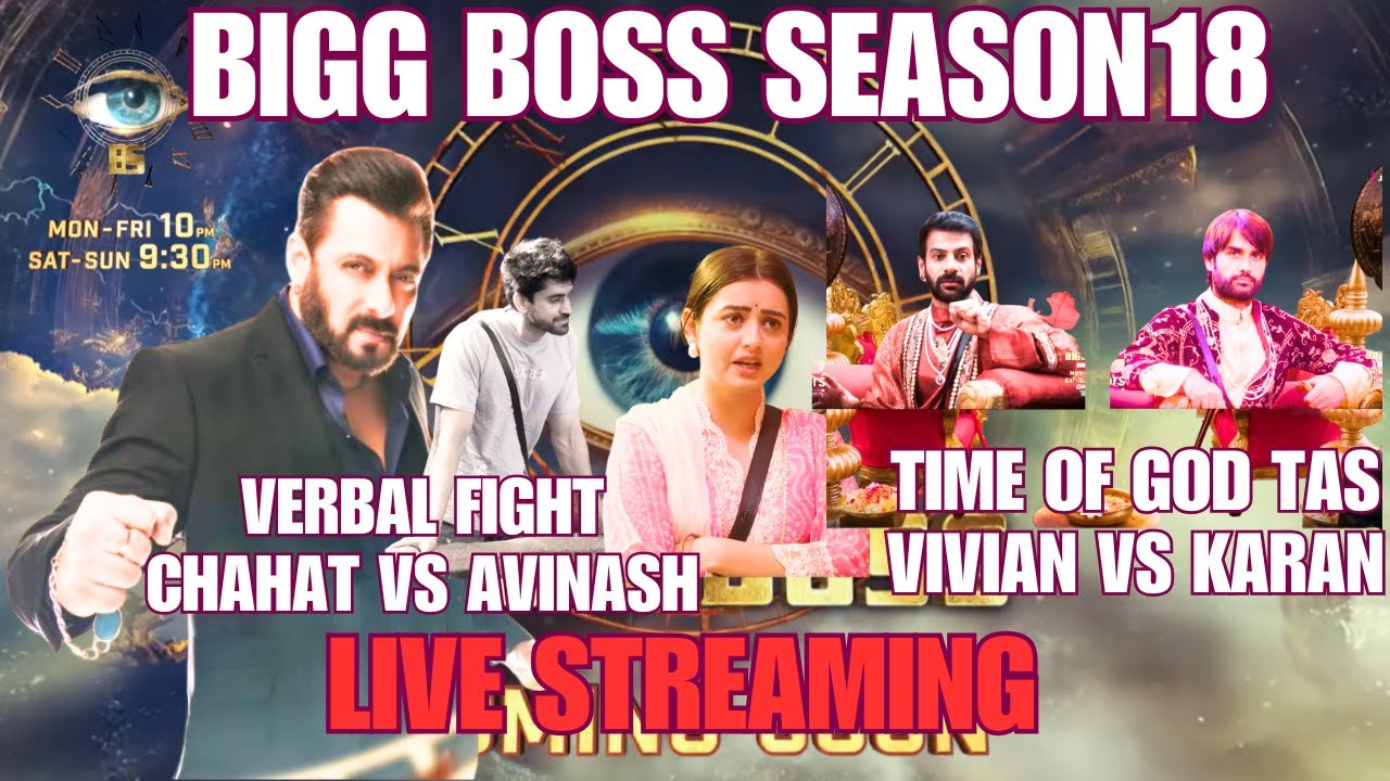 LIVE BIGG BOSS SEASON 18 || LIVE BIGG BOSS 18 TODAY EPISODE REVIEW ...
