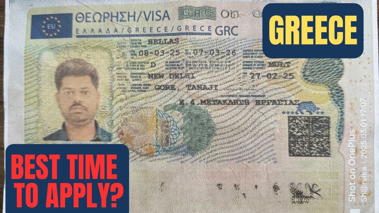 Greece 🇬🇷 Tourist Visa approved 2025 | Greece 🇬🇷 visa full process ...