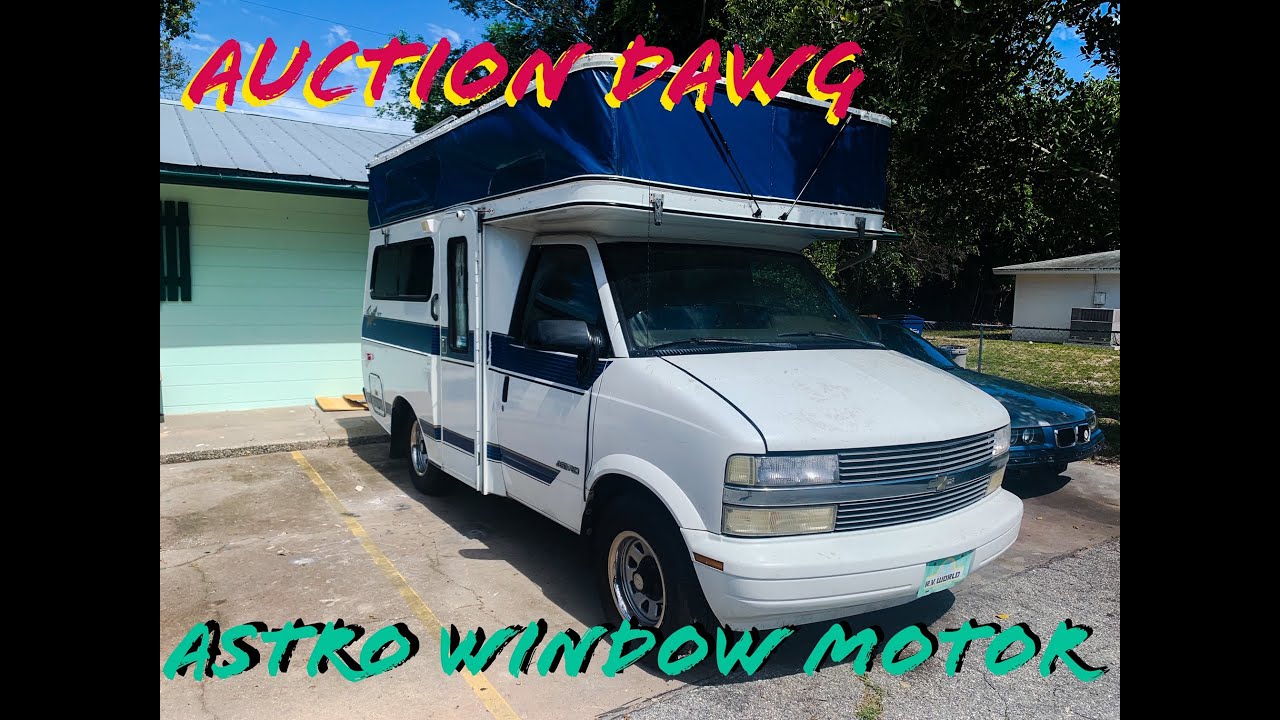 Replacing A Window Motor on A 1995 Chevy Astro Van - YouTube