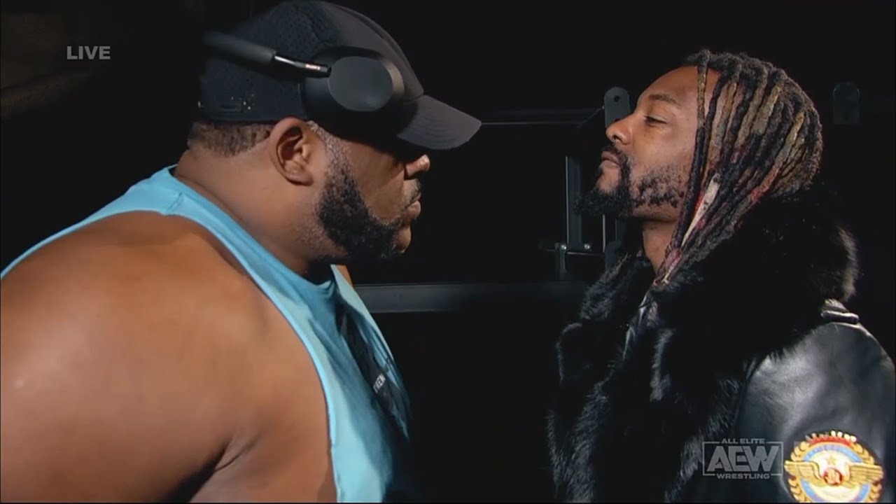 Swerve Strickland & Keith Lee Talk Backstage About Slap at Full Gear on ...