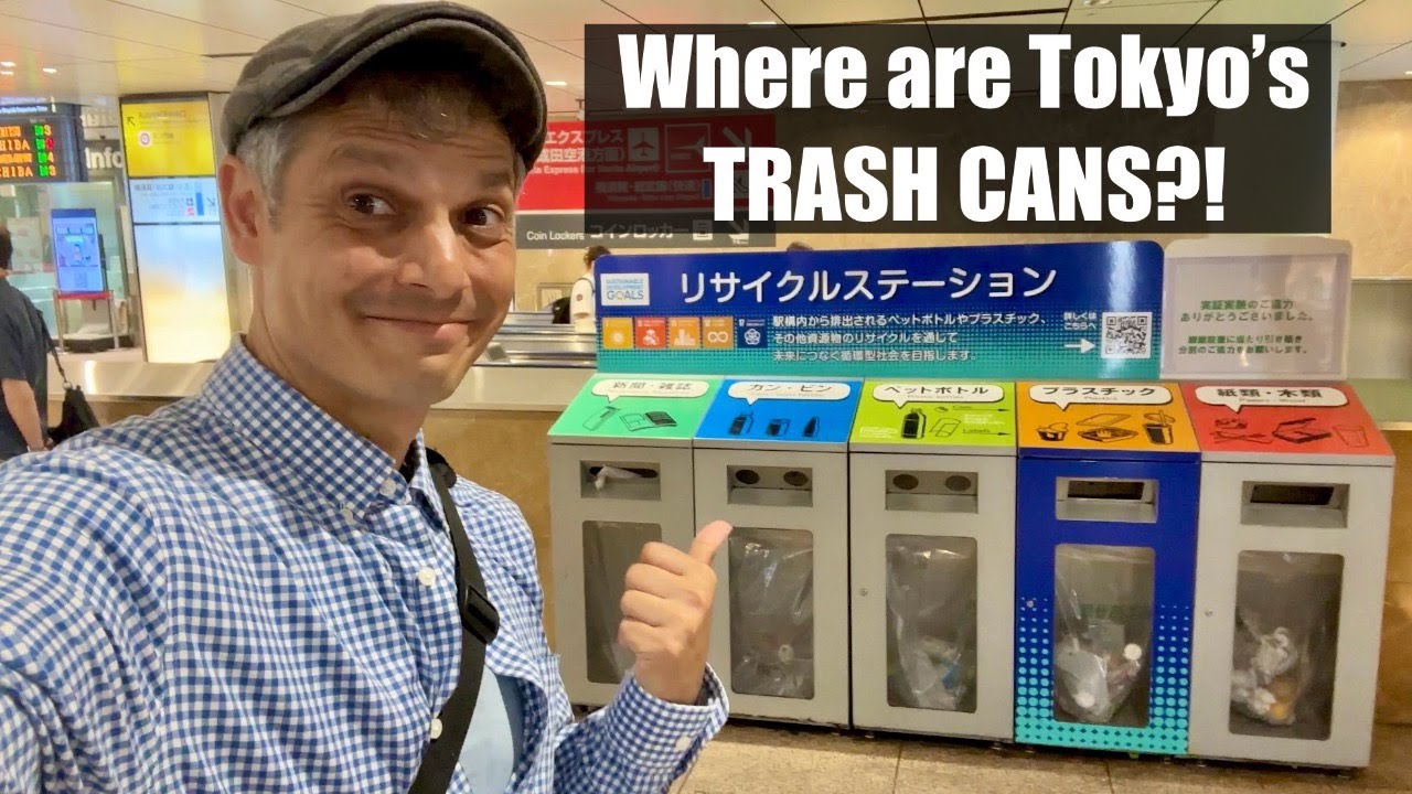 Tokyo’s Rubbish Bin, Trash Cans Explained - YouTube