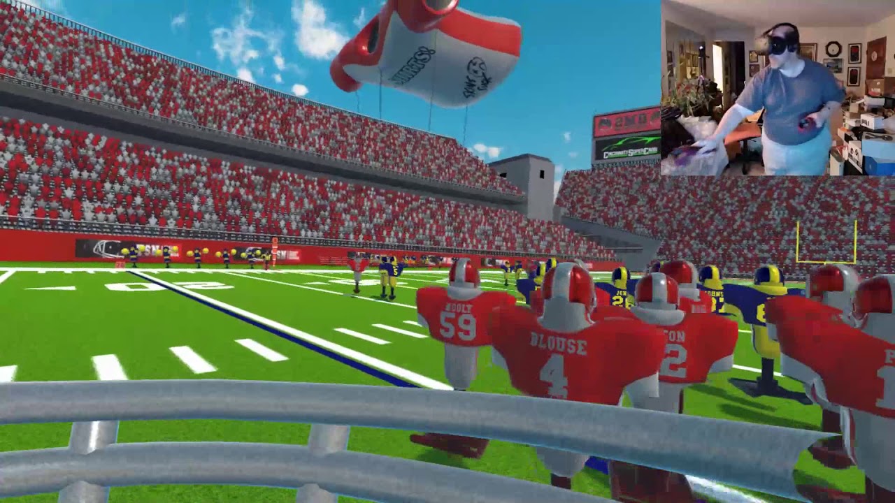 2MD VR Football on HTC Vive - YouTube
