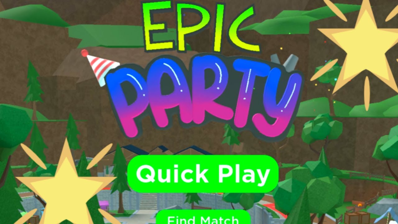 New party mode is here! | Roblox Epic Minigames - YouTube
