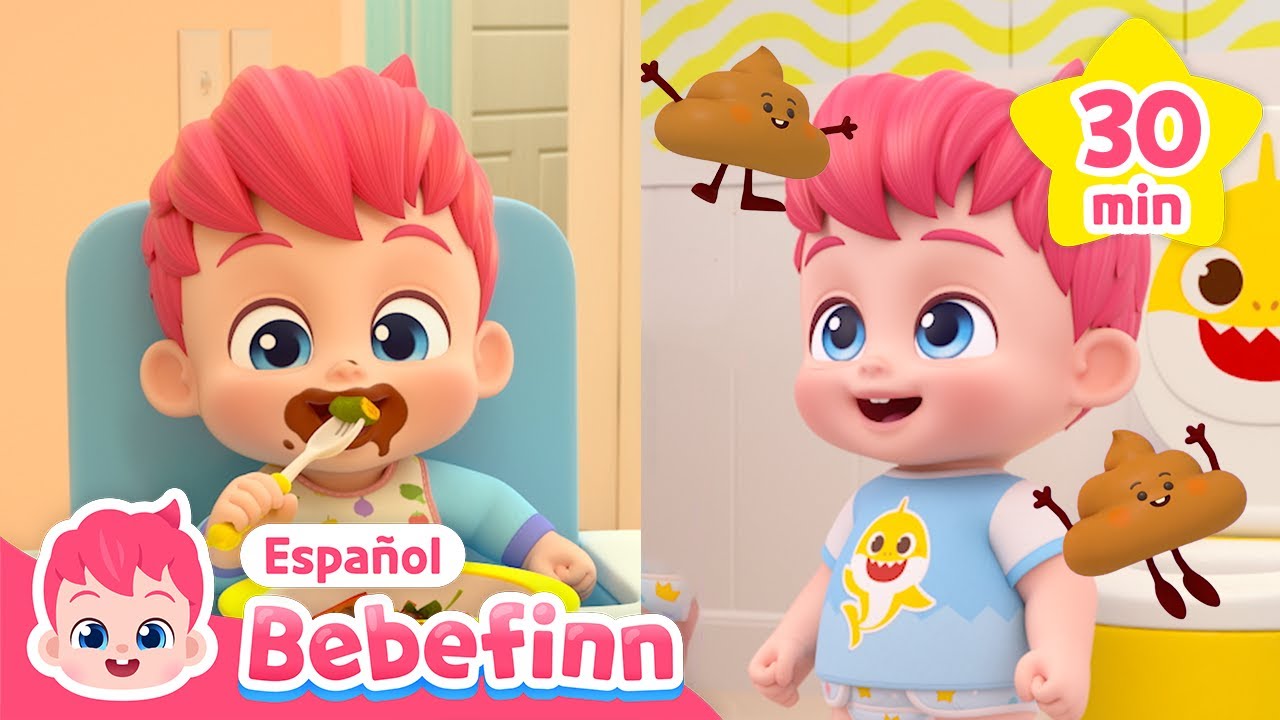 Canción del Popó💩 y Más Canciones Infantiles para Hábitos Saludales💪 ...