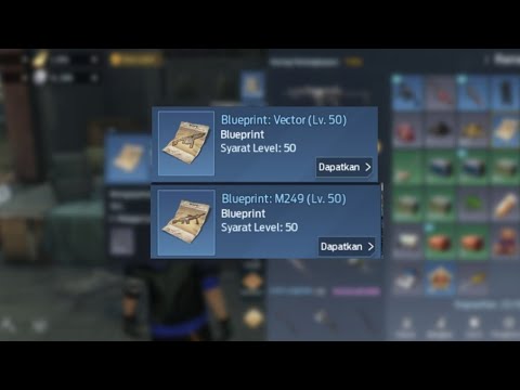 Cara mendapatkan blueprint vector dan m249 - UNDAWN - YouTube