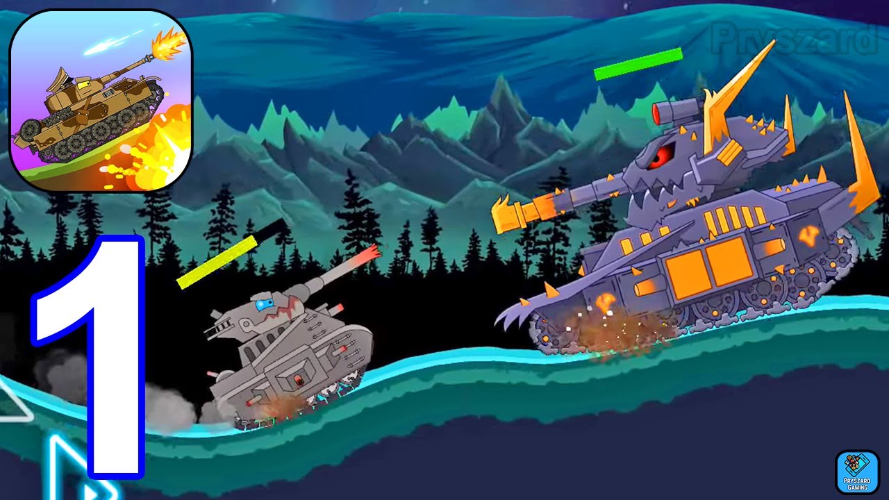 Tank Combat: War Battle - Gameplay Walkthrough Part 1 Tutorial Levels 1 ...