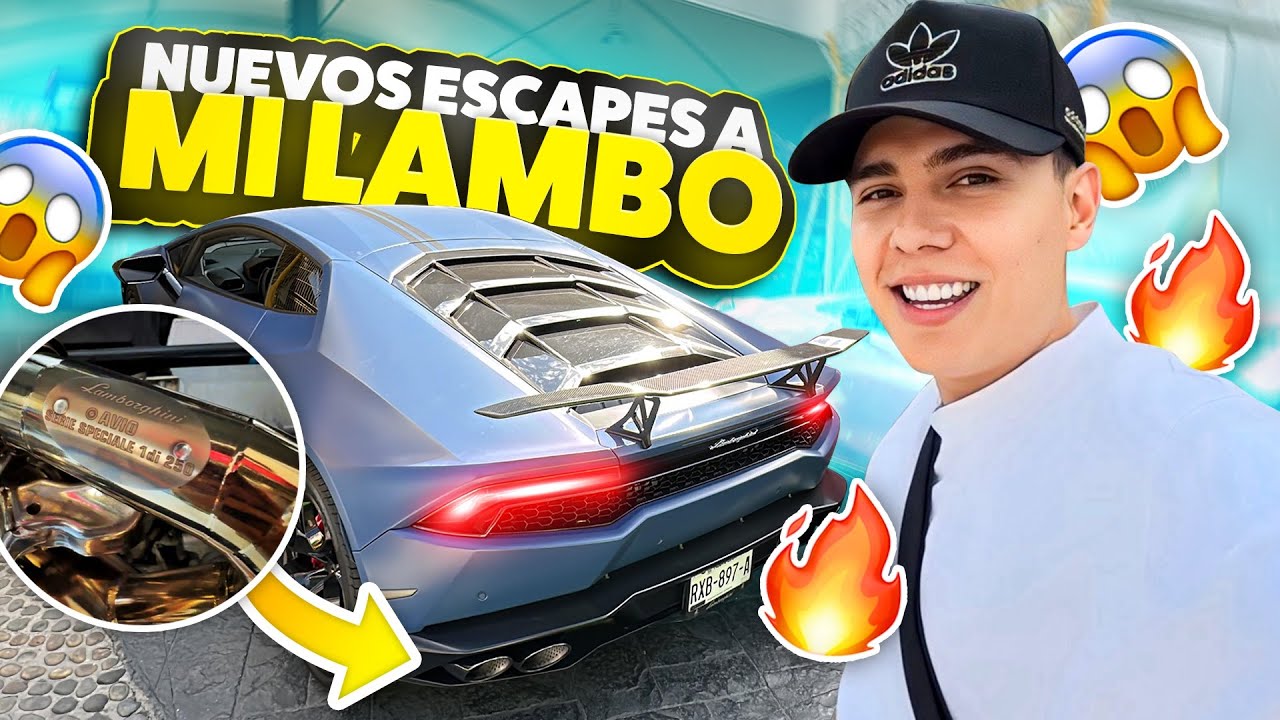 LLEVÉ MI LAMBORGHINI A HACERLE SISTEMA DE ESCAPES😱 | ManuelRivera11 ...