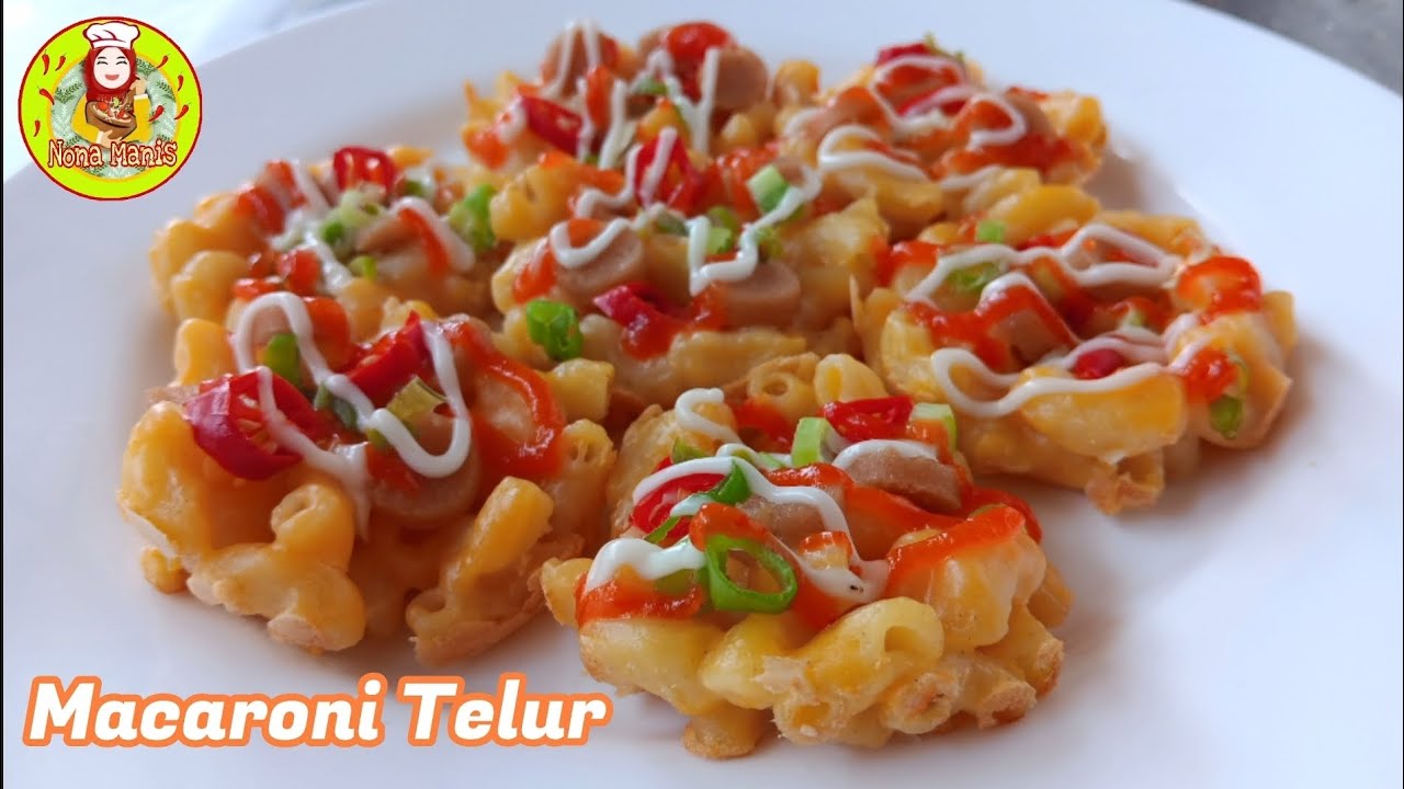 Jajanan Simple dari Bahan Sederhana | Macaroni Telur - YouTube