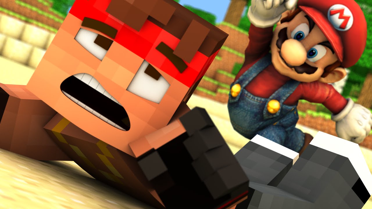 Minecraft: 3rd Time unLUCKY MARIO BOSS BATTLE - YouTube